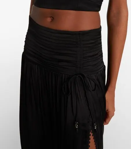 Poupette St Barth Scalloped Maxi Skirt