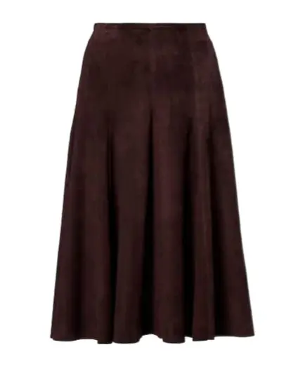Stouls Suede Midi Skirt
