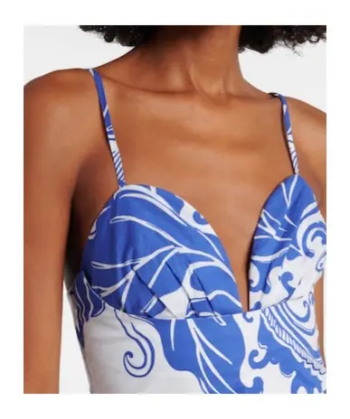 Poupette St Barth Milena Printed Cotton Maxi Dress