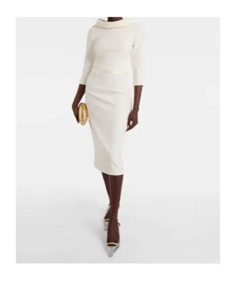 Safiyaa Meryl Crêpe Midi Dress