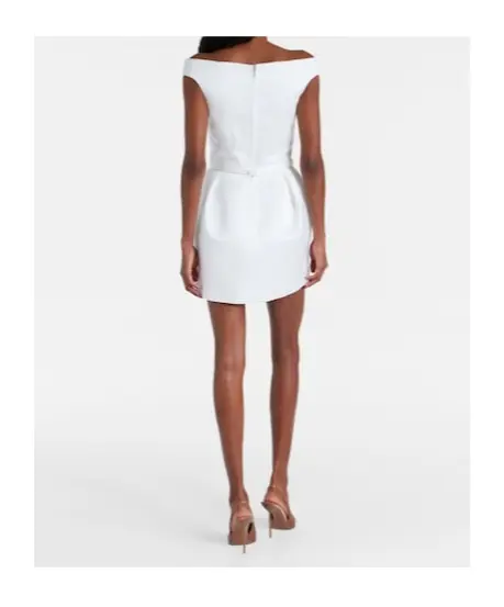 SAFIYAA LONDON Bridal Senka Off-shoulder Minidress