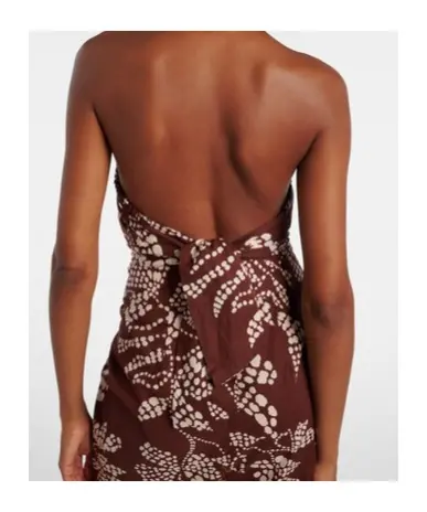 Poupette St Barth Suma Printed Cotton Crop Top