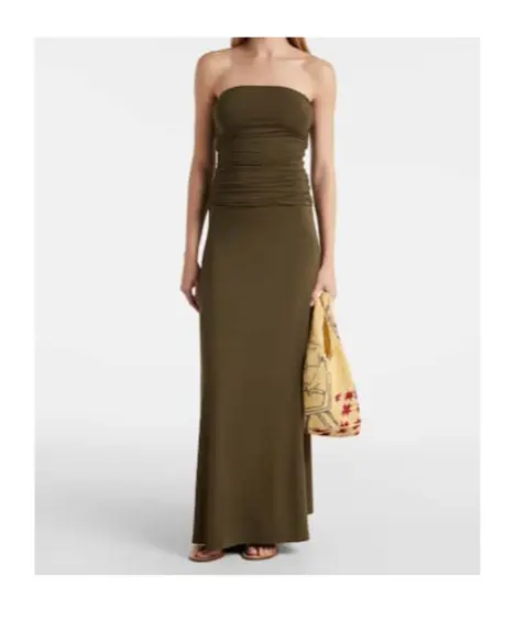 Melissa Odabash Rae Ruched Maxi Dress