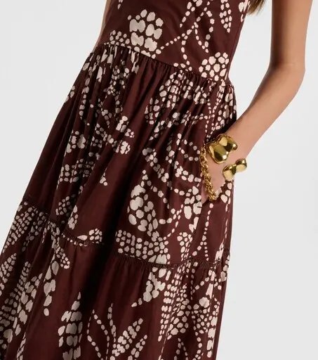 Poupette St Barth Milena Printed Tie Maxi Dress