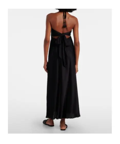 Poupette St Barth Halterneck Maxi Dress