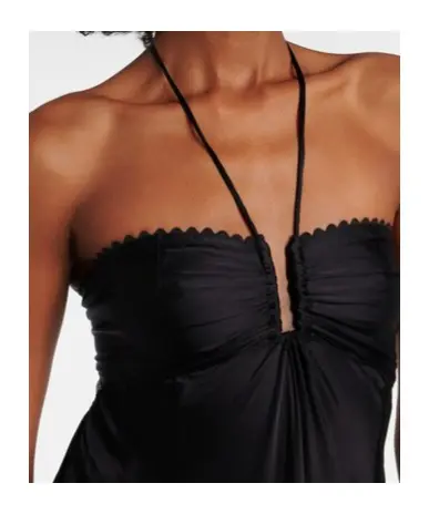 Poupette St Barth Halterneck Maxi Dress