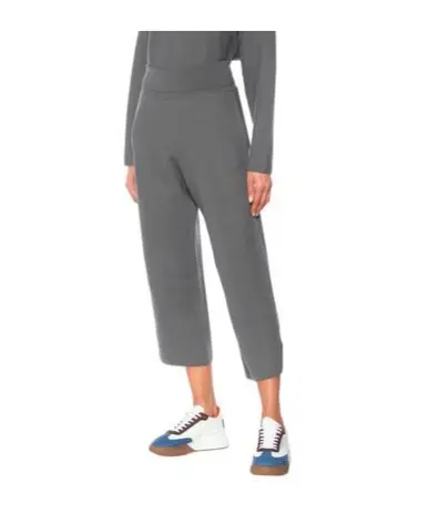 Stella McCartney Virgin Wool Wide-leg Cropped Pants