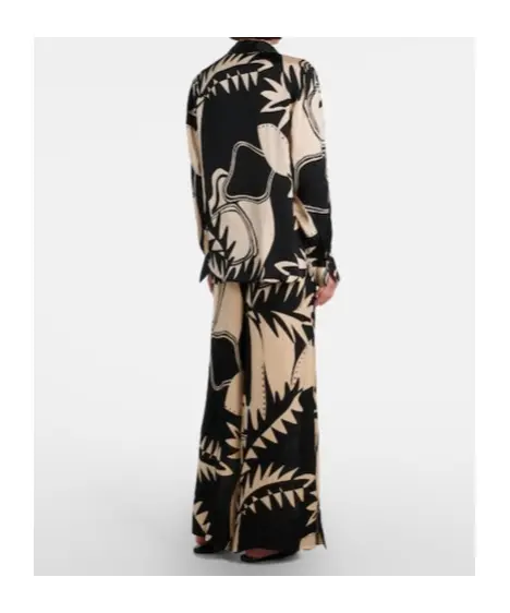 Poupette St Barth Clea Printed High-rise Wide-leg Pants
