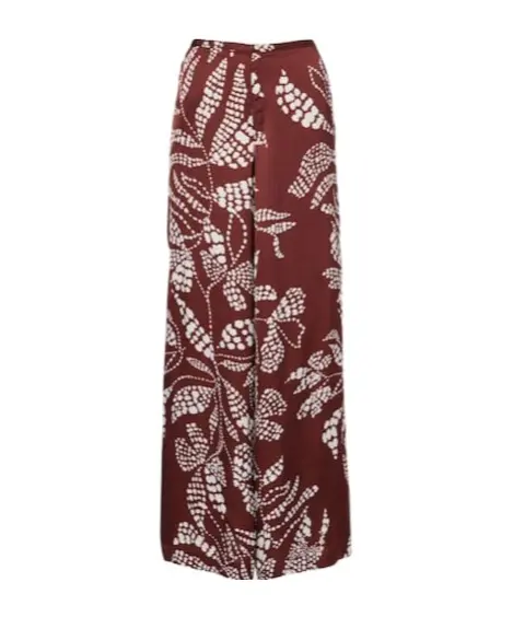 Poupette St Barth Clea High-rise Printed Wide-leg Pants