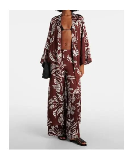 Poupette St Barth Clea High-rise Printed Wide-leg Pants