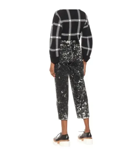 Stella McCartney Galaxy Printed High-rise Cropped Jeans