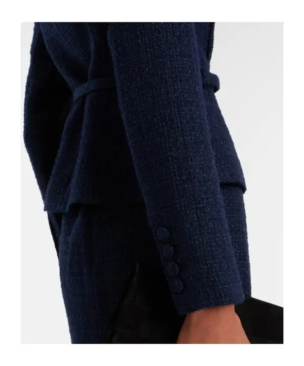 Roland Mouret Off-shoulder Boucle Top