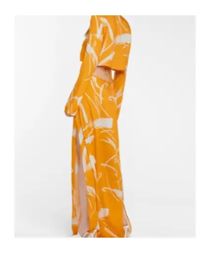 Galvan Lido Printed Jersey Maxi Dress