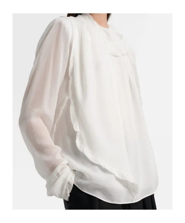 Dorothee Schumacher Sheer Twist Georgette Blouse