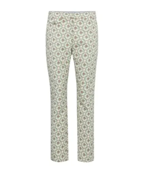 Rabanne Floral Low-rise Straight Pants