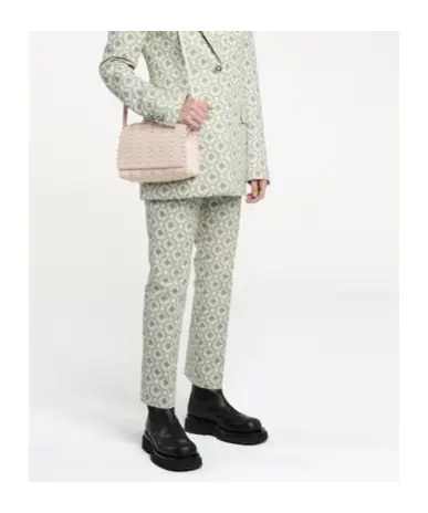 Rabanne Floral Low-rise Straight Pants