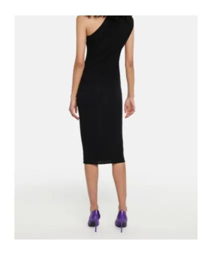 TOM FORD One-shoulder Jersey Midi Dress
