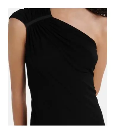 TOM FORD One-shoulder Jersey Midi Dress