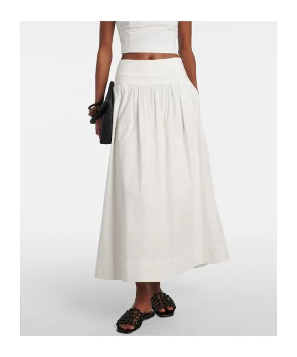 Posse Rue Cotton Midi Skirt