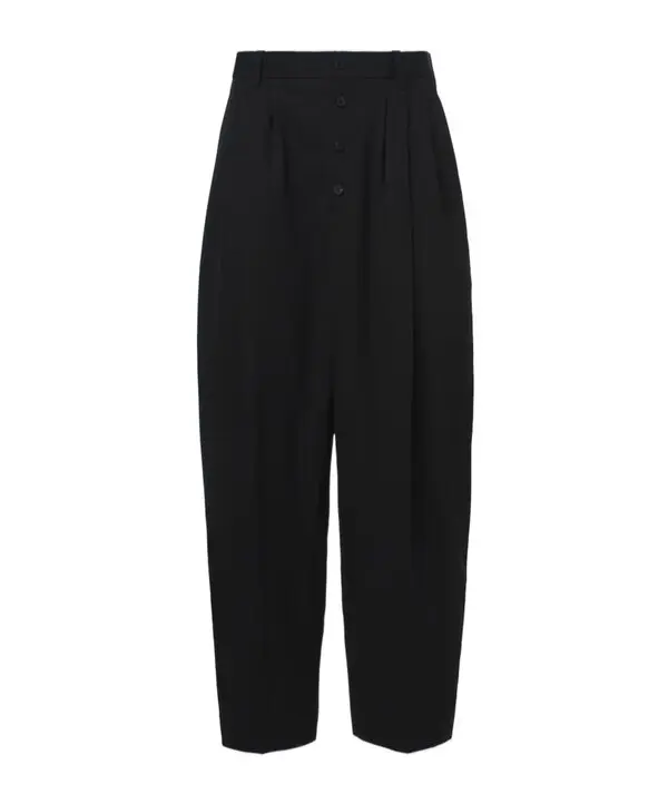 Jacquemus Fernando Pleated Wool Tapered Pants