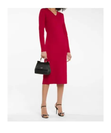 Dolce & Gabbana Stretch-wool Midi Dress