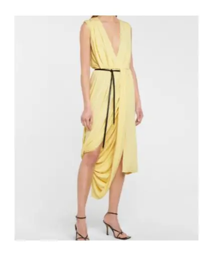Altuzarra Calla Belted Jersey Midi Dress