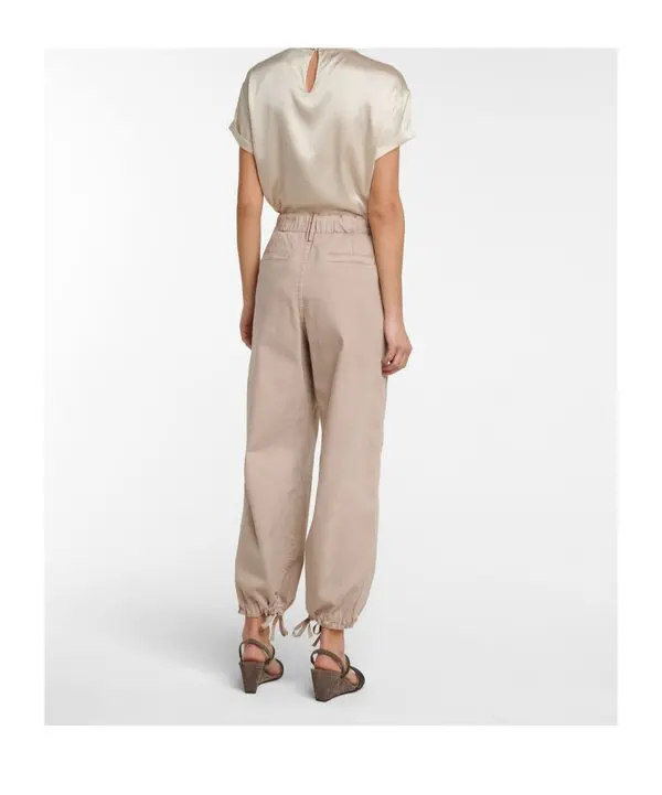 Brunello Cucinelli High-rise Wide-leg Pants