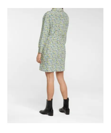 A.p.c. Melissa Floral Silk And Cotton Minidress