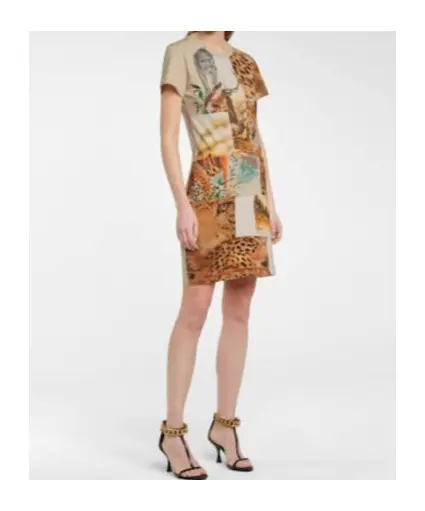 Stella McCartney Printed Cotton Jersey Minidress