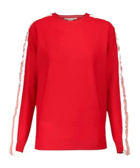 Stella McCartney Silk-trimmed Wool Sweater