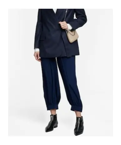 Stella McCartney Cuffed Silk Pants