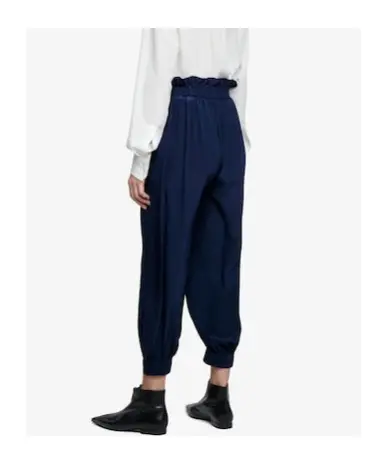 Stella McCartney Cuffed Silk Pants