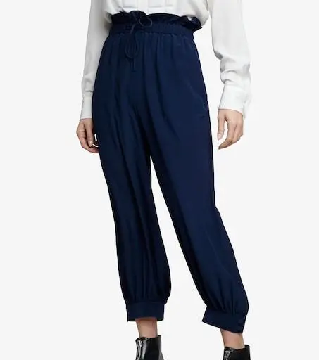 Stella McCartney Cuffed Silk Pants