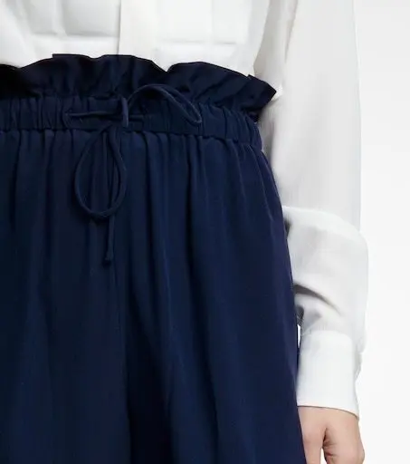 Stella McCartney Cuffed Silk Pants