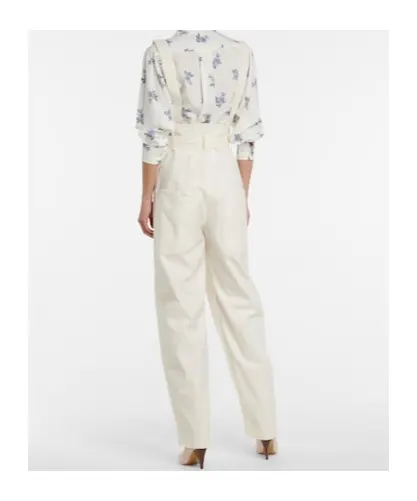 Isabel Marant Étoile Linen And Cotton Suspender Pants
