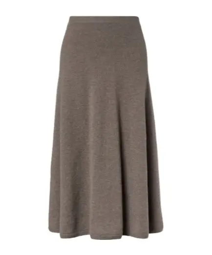 THE ROW Masini Cashmere Midi Skirt