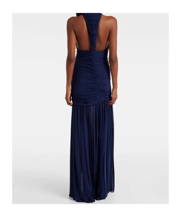 Christopher Esber Orion Ruched Halterneck Gown