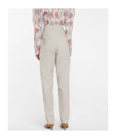 Isabel Marant Étoile High-rise Slim Cotton Pants