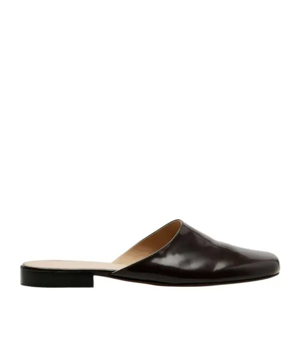 THE ROW Penelope Leather Mules