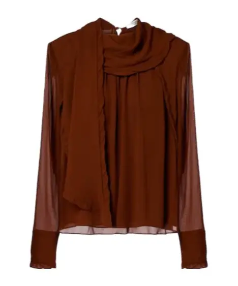 Dorothee Schumacher Sheer Twist Georgette Blouse