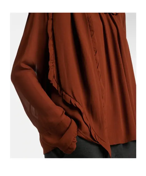 Dorothee Schumacher Sheer Twist Georgette Blouse