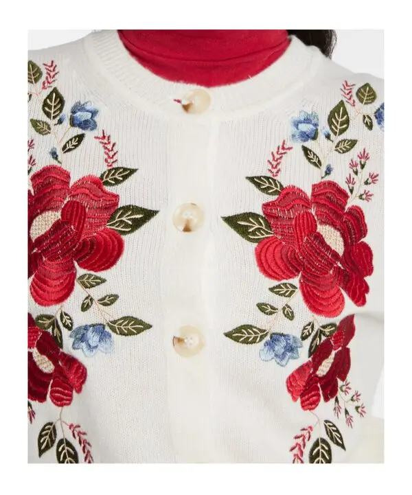 Farm Rio Crew Neck Long-sleeved Sweater