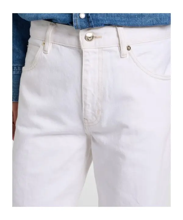 FRAME Bubble Mid-rise Barrel-leg Jeans
