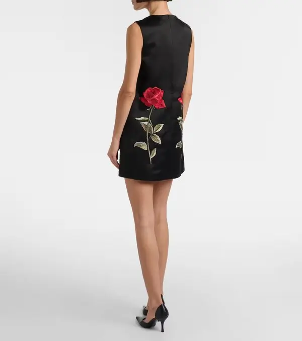 LEO Yvonne Floral Embroidered Minidress