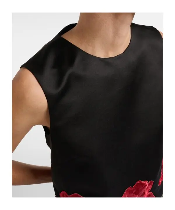 LEO Yvonne Floral Embroidered Minidress