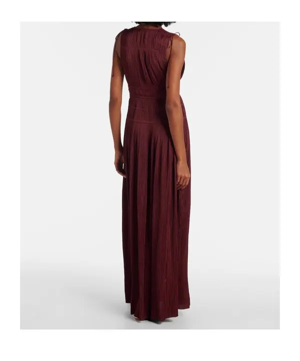 Ulla Johnson Satin Pleated Dress