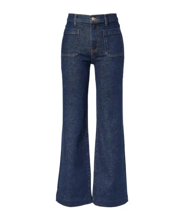 FRAME Refined High-rise Wide-leg Jeans