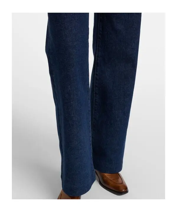 FRAME Refined High-rise Wide-leg Jeans
