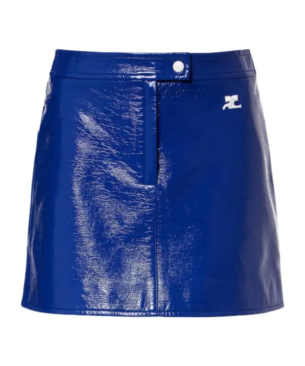 COURREGES Logo Miniskirt