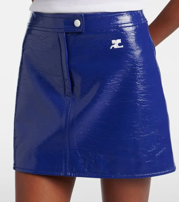 COURREGES Logo Miniskirt
